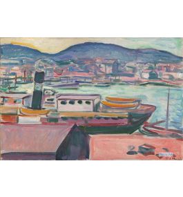 Seascape Paintings Hand-Painted Art - Edvard Munch - Large Size Custom ...